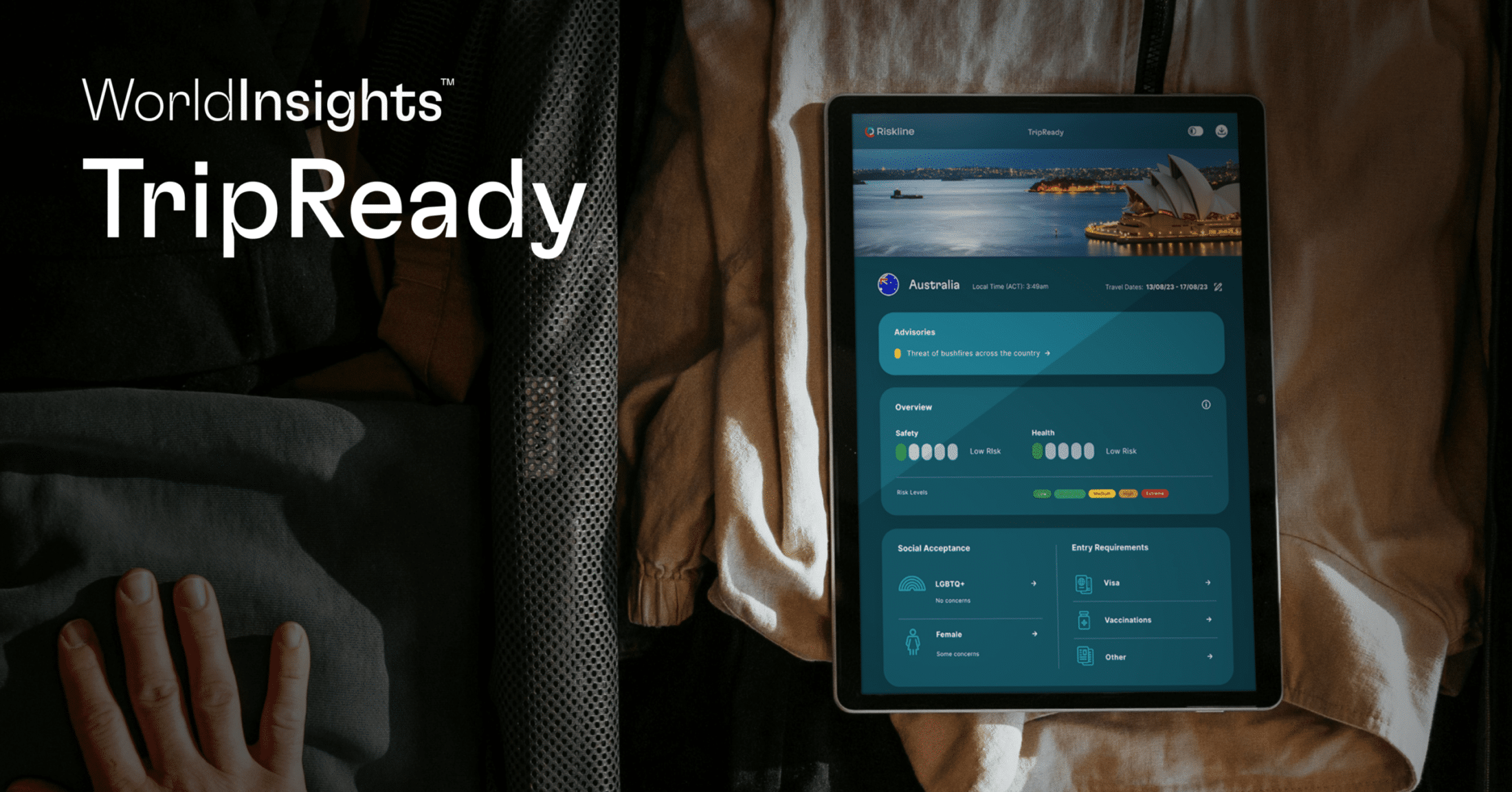TripReady: Travel Advisories and Key Pre-Travel Insights - Riskline
