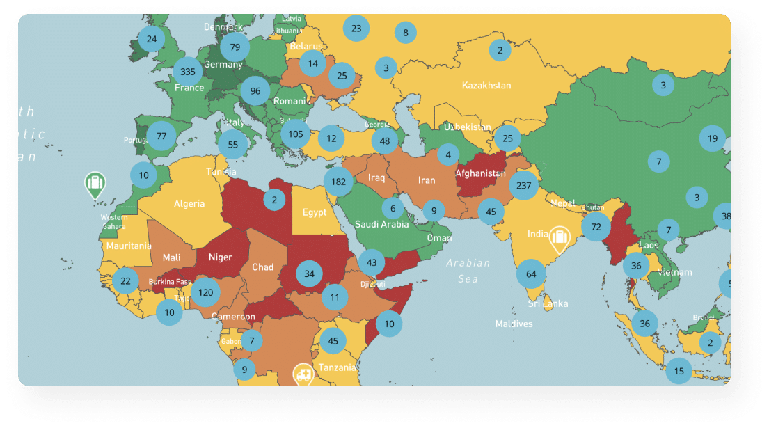 Map Travel Risks: How Riskline Ensures Accurate Alerts